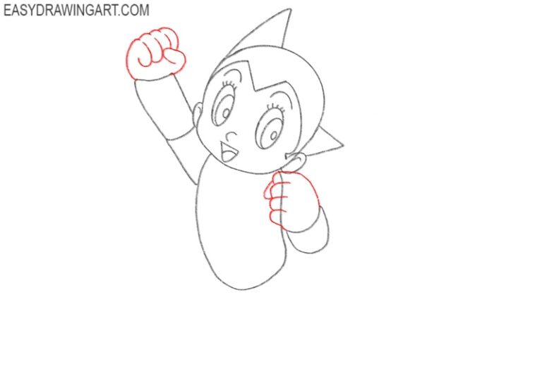 How to Draw Astro Boy - Easy Drawing Art
