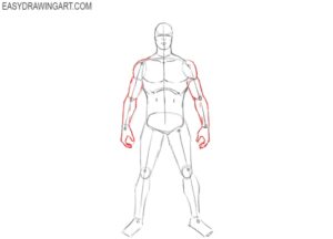 How to Draw the Human Torch - Easy Drawing Art