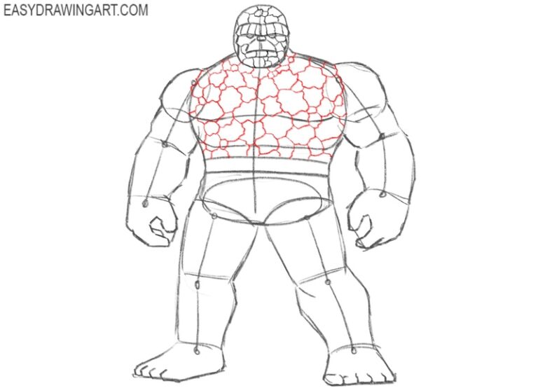 How to Draw the Thing - Easy Drawing Art